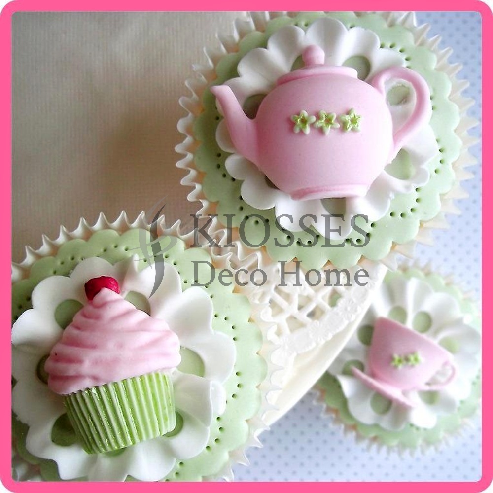 ΚΑΛΟΥΠΙ ΣΙΛΙΚΟΝΗΣ AFTERNOON TEA GREEN DIAMONDS – Kiosses Deco Home