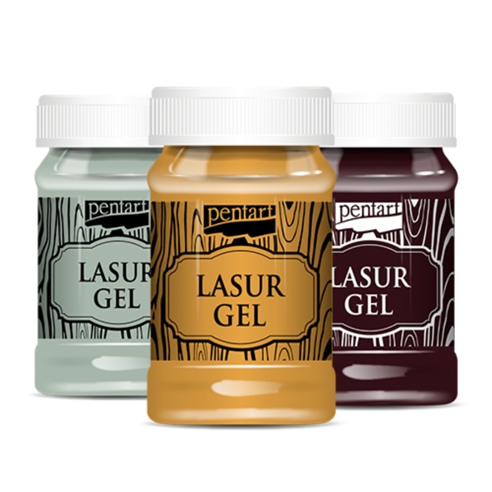 ΧΡΩΜΑΤΑ LASUR GEL PENTART (10 ΧΡΩΜΑΤΑ) 100ml – Kiosses Deco Home
