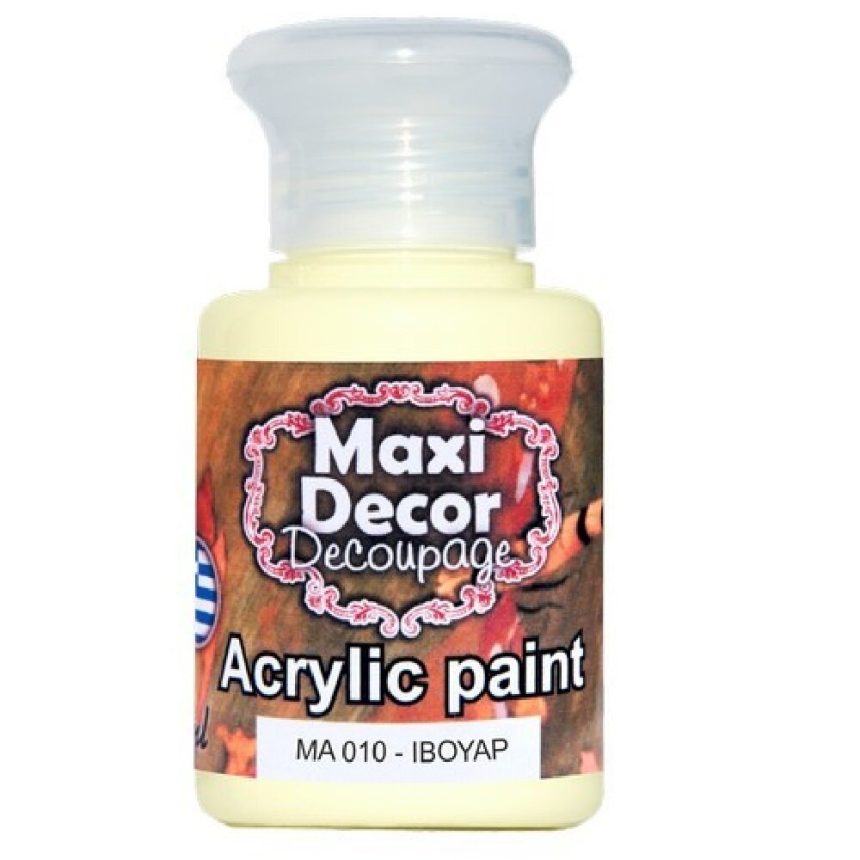 ΧΡΩΜΑΤΑ ΑΚΡΥΛΙΚΑ MAXI DECOR 60ml – Kiosses Deco Home
