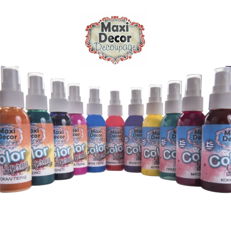 ΧΡΩΜΑΤΑ ΣΕ ΣΠΡΕΙ COLOR SPRAY MAXI DECOR 50ml – Kiosses Deco Home